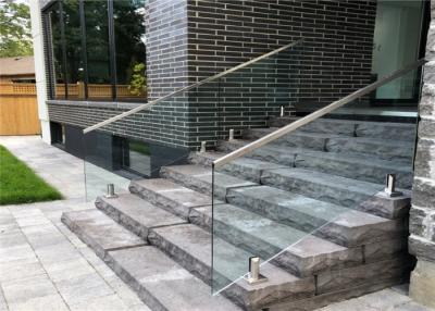 China Stair Railing Glass Spigot Frameless Glass Safety Glass Railing for sale