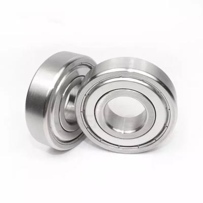 China Steel Cage 6305 ZZ Air Compressor Bearing Ball Bearing for Heavy Load Capacity Te koop