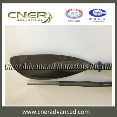 China Adjustable 3K carbon fibre paddle with shaft and blade, 2015 New style carbon fiber shaft kayak paddle for sale