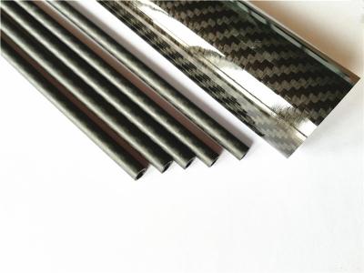China High quality carbon fibre tubes price with matte/ glossy surface finish for sale