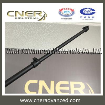 China High stiffness 35 feet carbon fibre telescoping tube for water fed pole with clamp, high reach telescopic pole for sale