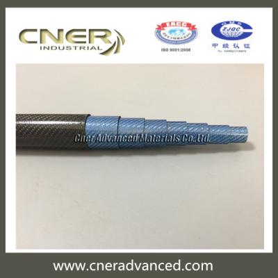 China High stiffness33 feet carbon fiber telescopic pole, telescoping tube for window cleaning, extenstion pole for sale