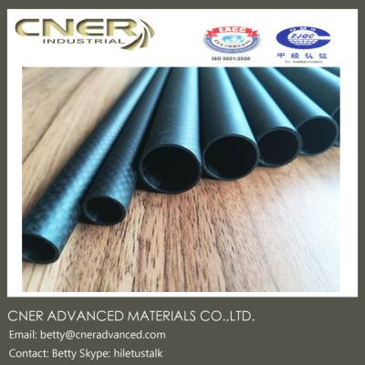 China Carbon fiber tube, OD 24mm carbon fibre rod, carbon fiber pole, matte and glossy finish for sale