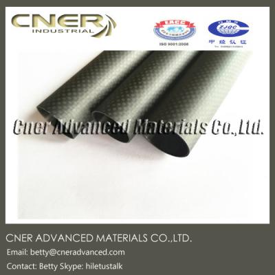 China Carbon fiber tube, OD 27mm carbon fibre rod, carbon fiber pole, matte and glossy finish for sale