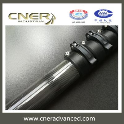 China Telescopic 39 feet carbon fiber pole, telescoping tube for window cleaning, extenstion pole for sale