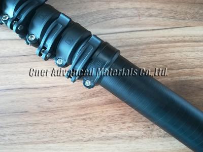 China Scratch matte finish 1.57m contraction length carbon fibre telescoping pole for rescue pole for sale