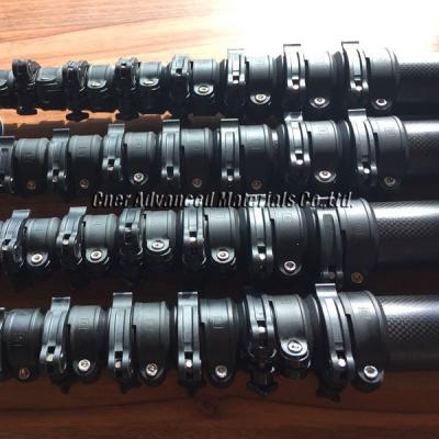 China Carbon fiber telescopic pole for window cleaning, carbon fibre composite pole -40ft for sale