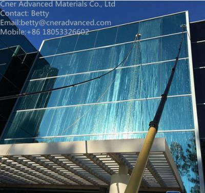 China Super stiffness 30ft/40ft/45ft/50ft carbon fiber telescopic pole for water fed pole, window cleaning pole for sale