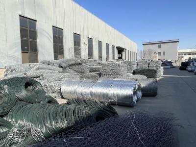 Cina lunghezze d'argento 1m - 2m di colore della scatola del gabbione del filo zincato dell'elettrotipia di 4.0mm - di 2.0mm in vendita