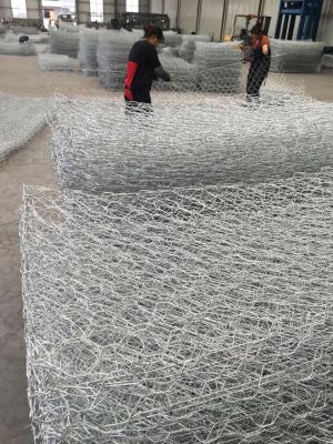 Cina L'argento ha galvanizzato le scatole del gabbione del filo di acciaio larghezza di 2m - di 1m in vendita