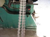 China Fully Automatic Barbed Wire Machine , 380V Razor Blade Making Machine for sale