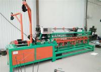 China Servo Motor Control Chain Link Fence Making Machine 600-3000mm Netting Width for sale