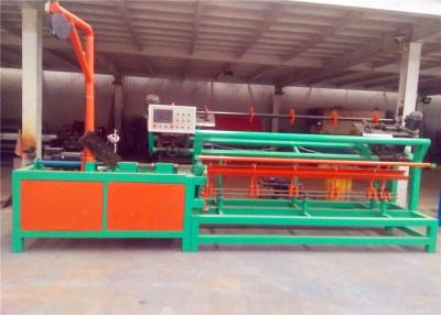 China PLC Control Chain Link Fence Machine 80mm 100mm Double Wire Twist Strand for sale