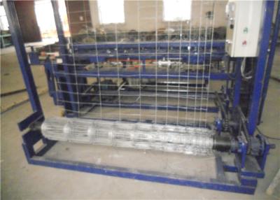 China Hinged Joint Cattle Grassland Fence Machine Blue Color 2400mm Width Steel Te koop