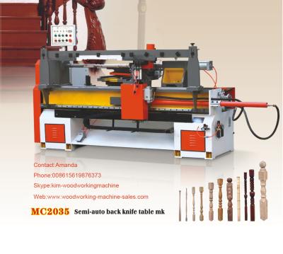 Cina MC2035 Semi-auto back knife wood lathe produce wooden chair leg in vendita