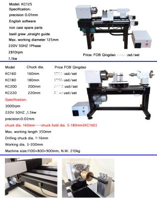 China Mini cnc wood lathe knob making machine for sale