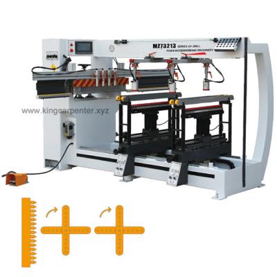 China wardrobe cabinet 3 lines woodworking drilling boring machine for sale