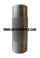 China Black Pipe Nipple BSPT for sale