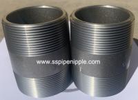 China Black Pipe Nipple BSPT for sale