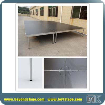 China 1*2m Cheap Portable Adjustable Antislip Outdoor Stage Concert Equipment for sale
