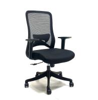 China Medium Back Office Ergonomic Mesh Computer Chair With Fixed Armrest Back Support for sale