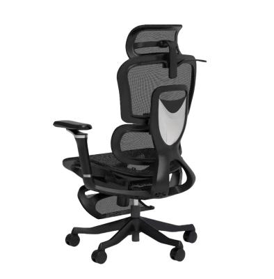 China High Back Ergonomic Computer Chair With Wire Control Mechanism Backrest Adjustable for sale