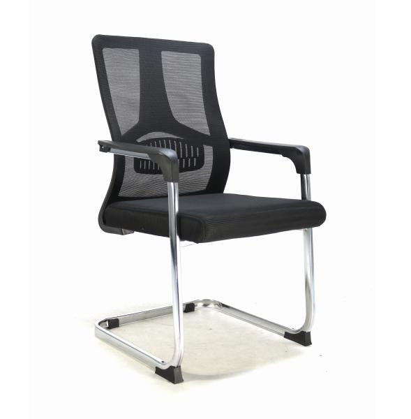Quality Visitor Gaming Office Mesh Chair Low Back With 1.2mm Chrome Leg for sale