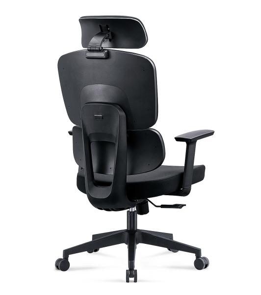 Quality PP Fiber Frame Gaming Mesh Racing Office Chair All Black Cool Design For Big Person for sale