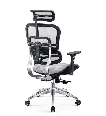 China Aluminium Full Mesh Ergonomic Office Chair Revolving For Boss for sale