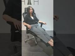 high back ergonomic computer chair aluminium type 4d armrest with footrest