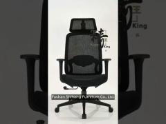 high back new design ergonomic office mesh chair with adjustable headrest office chair specification