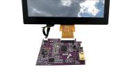 China RGB Interface Raspberry PI TFT Display 7 Inch 1024x600 Capacitive Touch Screen 300cd for sale