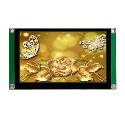 China 5 Inch 350nits Brightness WVGA TFT LCD Screen 3/4 L SPI Interface With CTP à venda