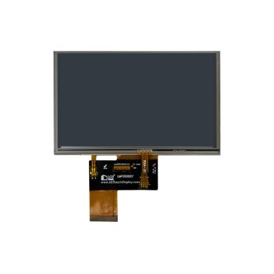 Cina 5.0 pollici Paesaggio TFT LCD Display 800*480 Risoluzione 550nits Interfaccia RGB a 40 pin Pannello touch capacitivo per Smart Home in vendita