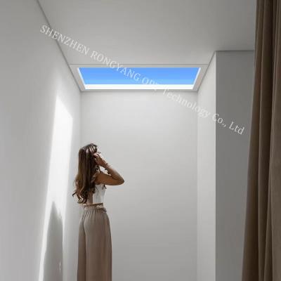 Cina Pannello luminoso a LED Smart Sky, plafoniera dimmerabile da 40W con controllo tramite app e modalità di simulazione alba in vendita