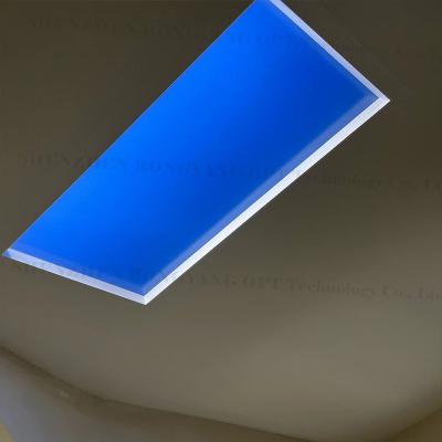 Cina Pannello luminoso a LED Smart Sky, plafoniera dimmerabile da 40W con controllo tramite app e modalità di simulazione alba in vendita