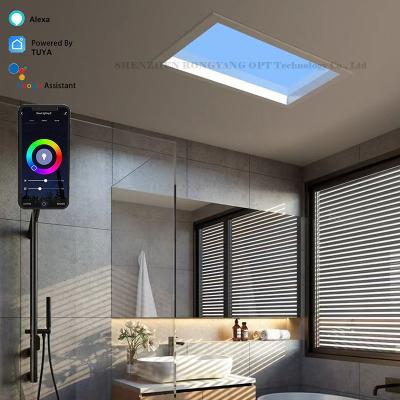 China No Flicker 200W Artificial LED Skylight Mounted CCT Color Changing for sale