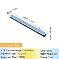 China 50W Dimmable LED Ceiling Panel Light 2000LM 86mm Thin AC100-240V for sale