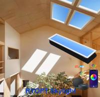 China Artificial LED Skylight Panel 100W 95RA High CRI Remote Control Included for sale
