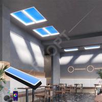 China Durable 4000LM Cloud Ceiling Light Panel with Remote Control - 1200x300mm LED Skylight for Indoor Natural Lighting for sale