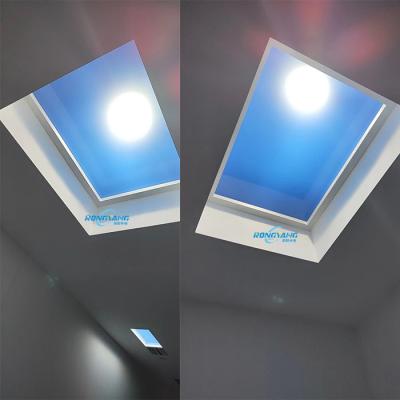 China Aluminum Alloy Artificial Sunlight Panel With LED Light Source For Customized Lighting for sale