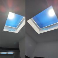 China Round 4ft Artificial Sun Skylight 6000K Adjustable Sunlight Simulation LED Panel for sale