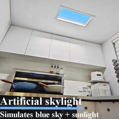 China Artificial Daylight Faux Skylight Lighting CCT 6500K Dimmable Tuya Smart Wifi for sale