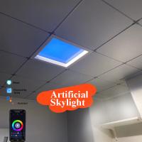 China IP65 100W Artificial Sunlight Panel 600x600x295mm LED Vertical Lighting 220V for sale