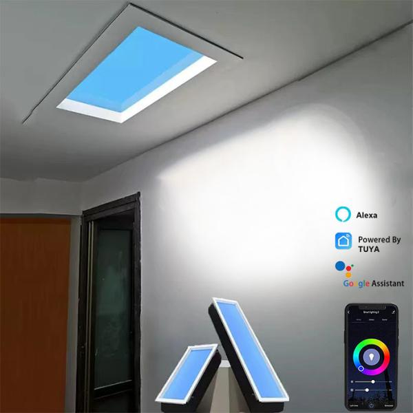 3.6A pannello di lucernario a LED 2100-7000K Temperatura del colore 6-10 metri quadrati Area irradiata