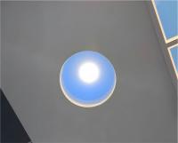 China Advanced Artificial Sun Skylight Round Shape With Consistent And Adjustable Light Source for sale
