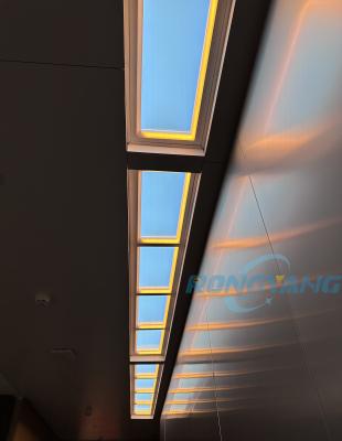 China Slim Sky LED Panel Light Smart Control Soft Blue Sky Effect LED Skylight Panel for Ceiling Reserve Height 70mm for sale