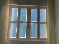 China 160W Smart Window Light 10000 Lumens Dimmable Flicker Free Daylight Simulation for Windowless Interiors for sale
