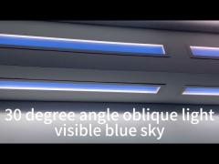 Blue Led Skylight 50W Smart Tuya And Remote Control