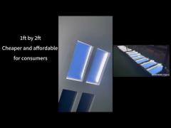 Painel artificial Tuya Alexa Control do céu azul da nuvem do diodo emissor de luz das claraboias do falso da falsificação da luz do dia